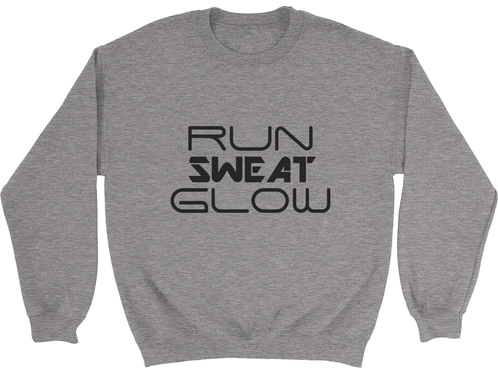 Run Sweat & Glow Girls Boys Kids Childrens Sweatshirt | eBay