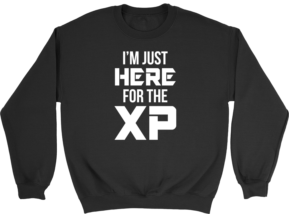 I'm Just here for the XP Boys Girls Kids Childrens Jumper Sweatshirt ...