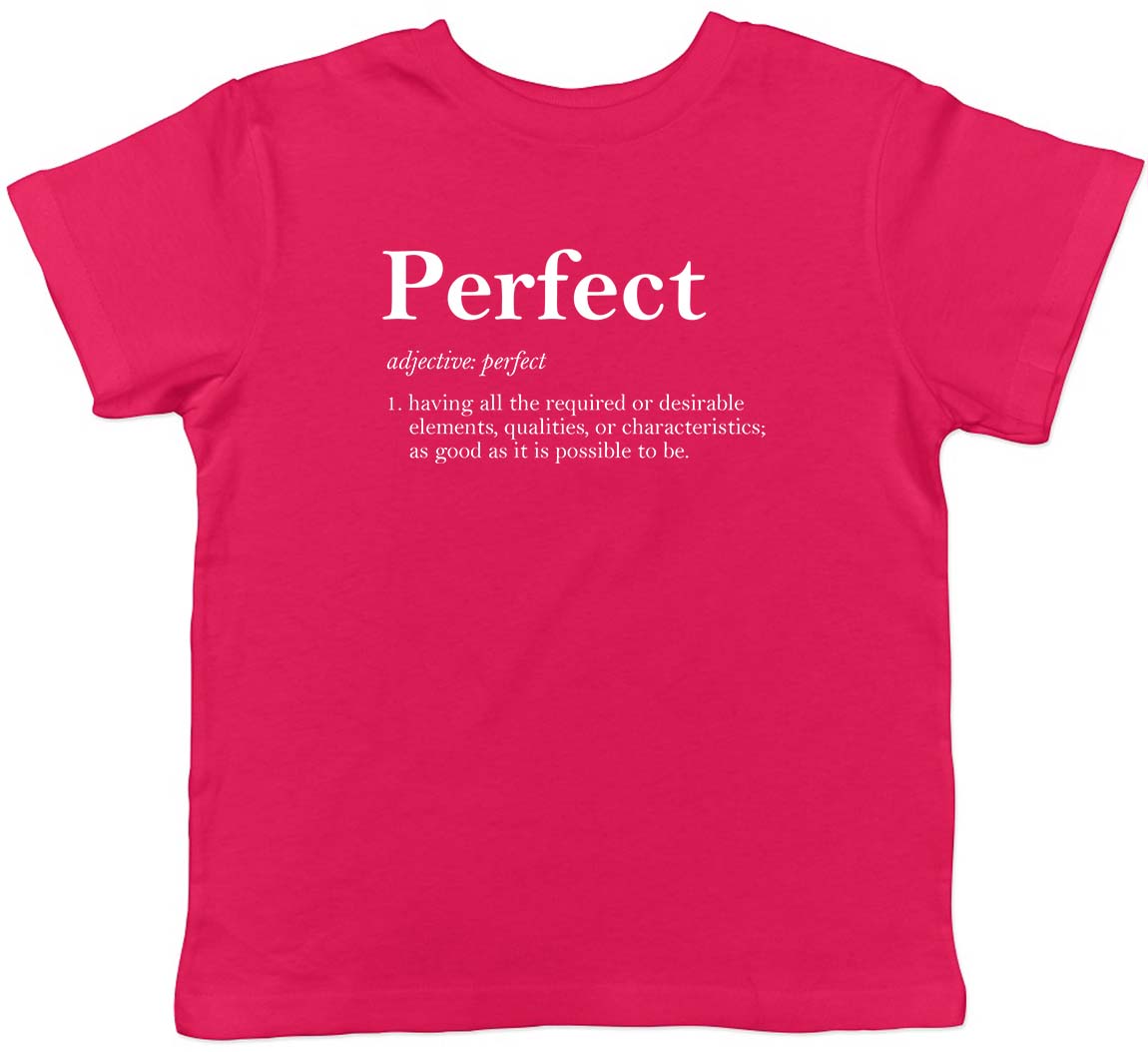 Perfect Definition Childrens Kids T-Shirt Boys Girls | eBay