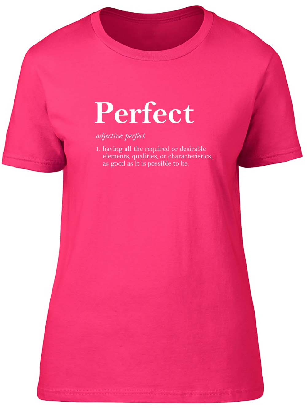 Perfect Definition Fitted Womens Ladies T Shirt | eBay