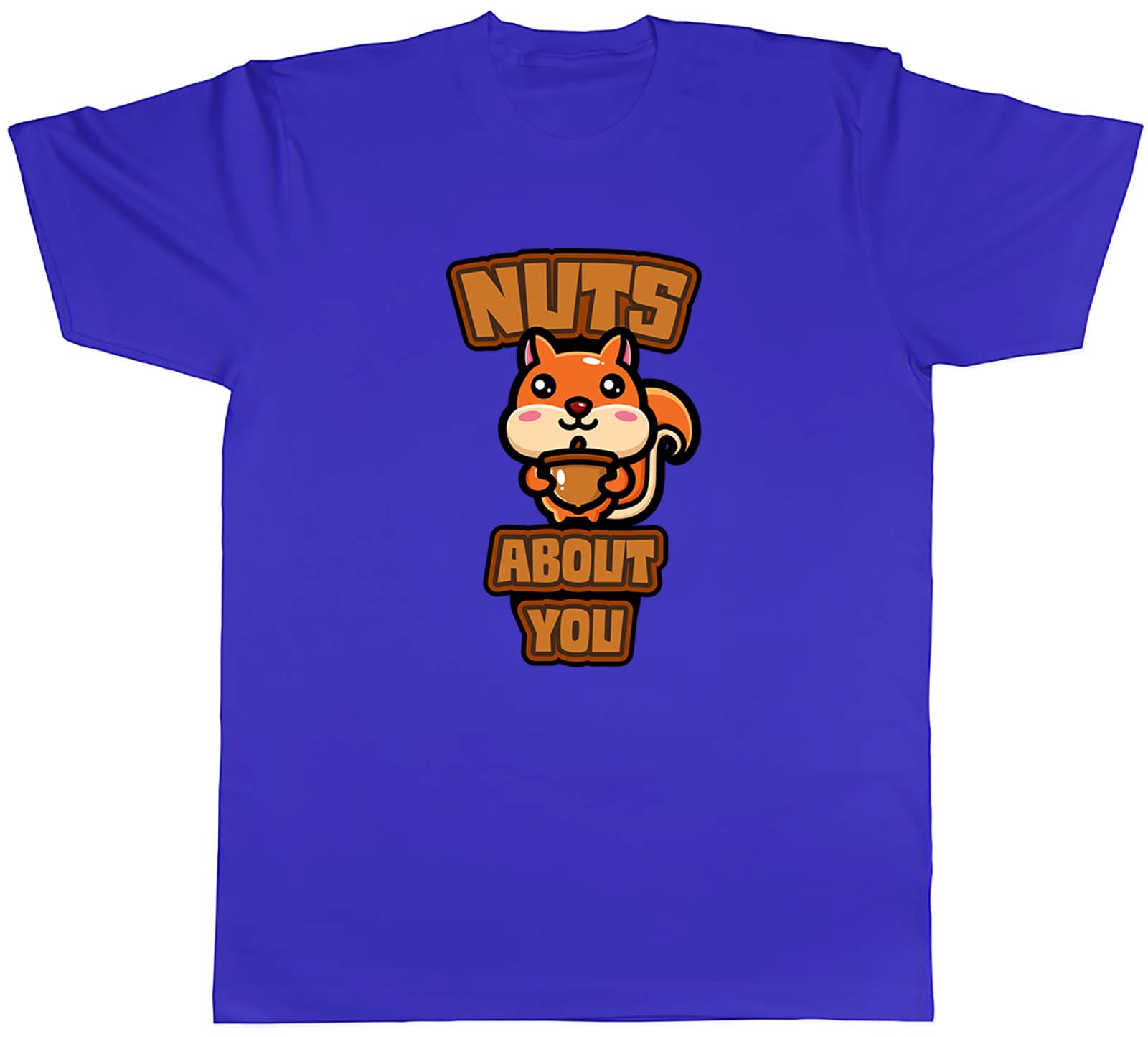 Nuts About You Animal Squirrel Mens Unisex T-Shirt Tee Gift | eBay UK