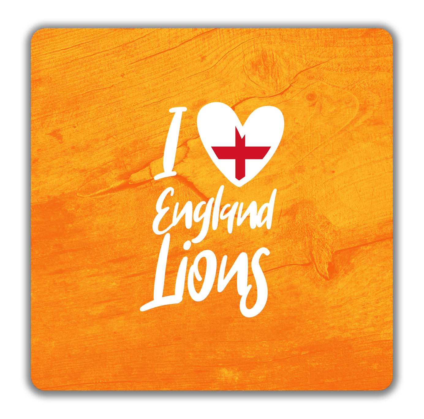 I Love England Lions Football Coaster Gift - 9cm x 9cm | eBay UK