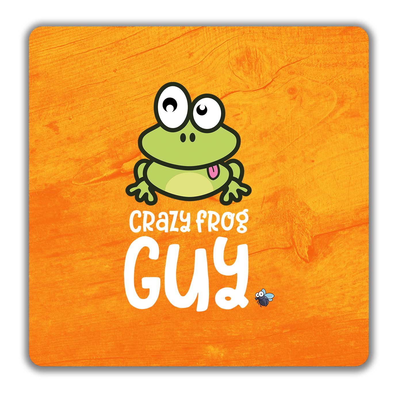 Funny Crazy Frog Guy Coaster Toad Tadpole Gift - 9cm x 9cm | eBay UK