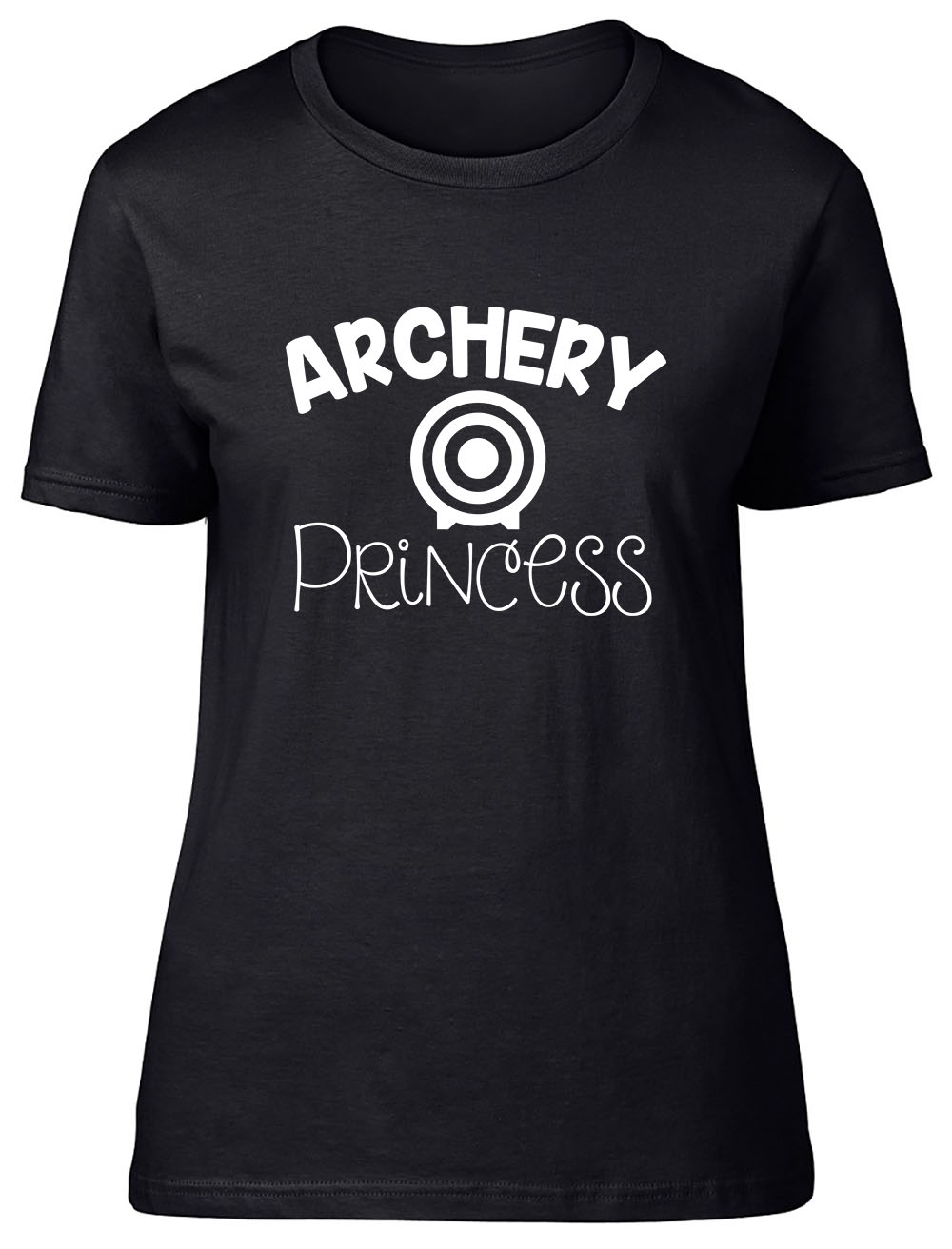 Archery Princess Fitted Womens Ladies T Shirt | eBay