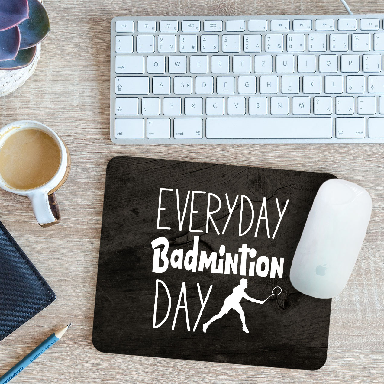 Everyday Badminton Day Mouse Mat Pad 24cm x 19cm | eBay