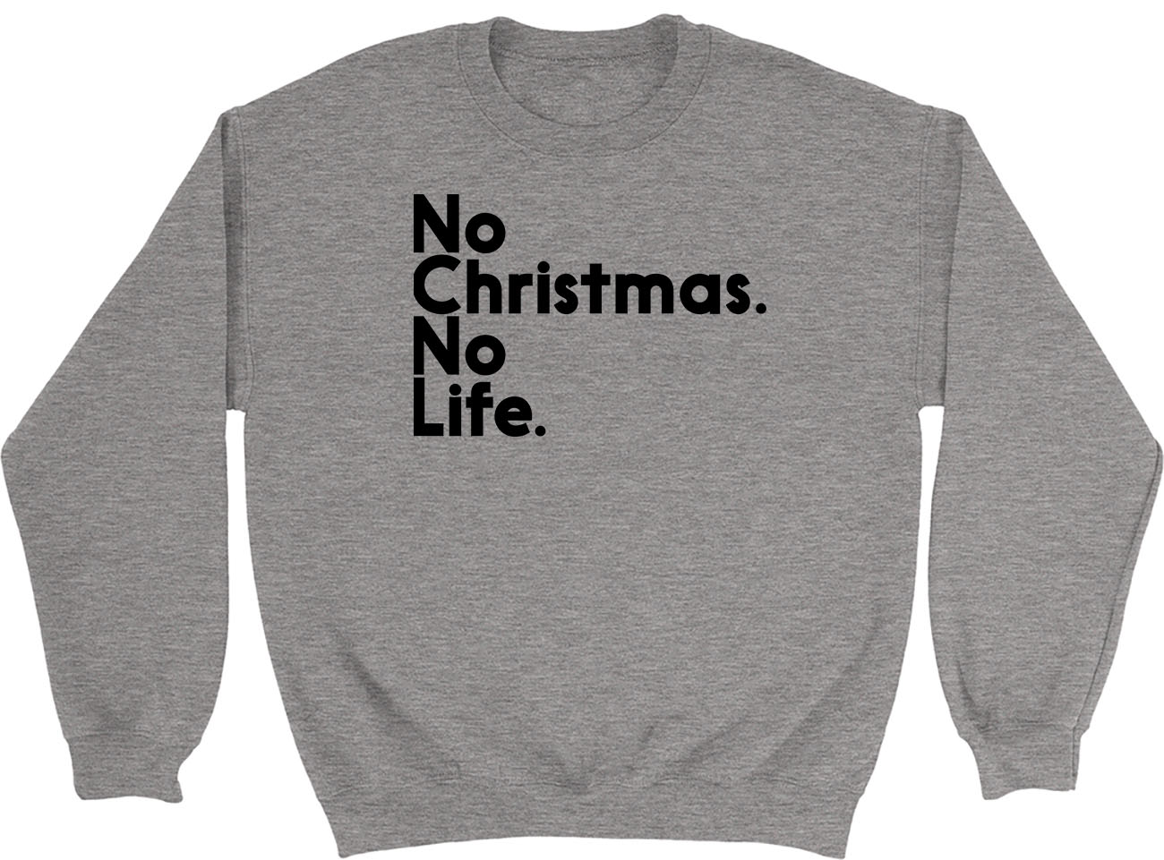 No Christmas No Life Kids Childrens Jumper Sweatshirt Boys Girls | eBay