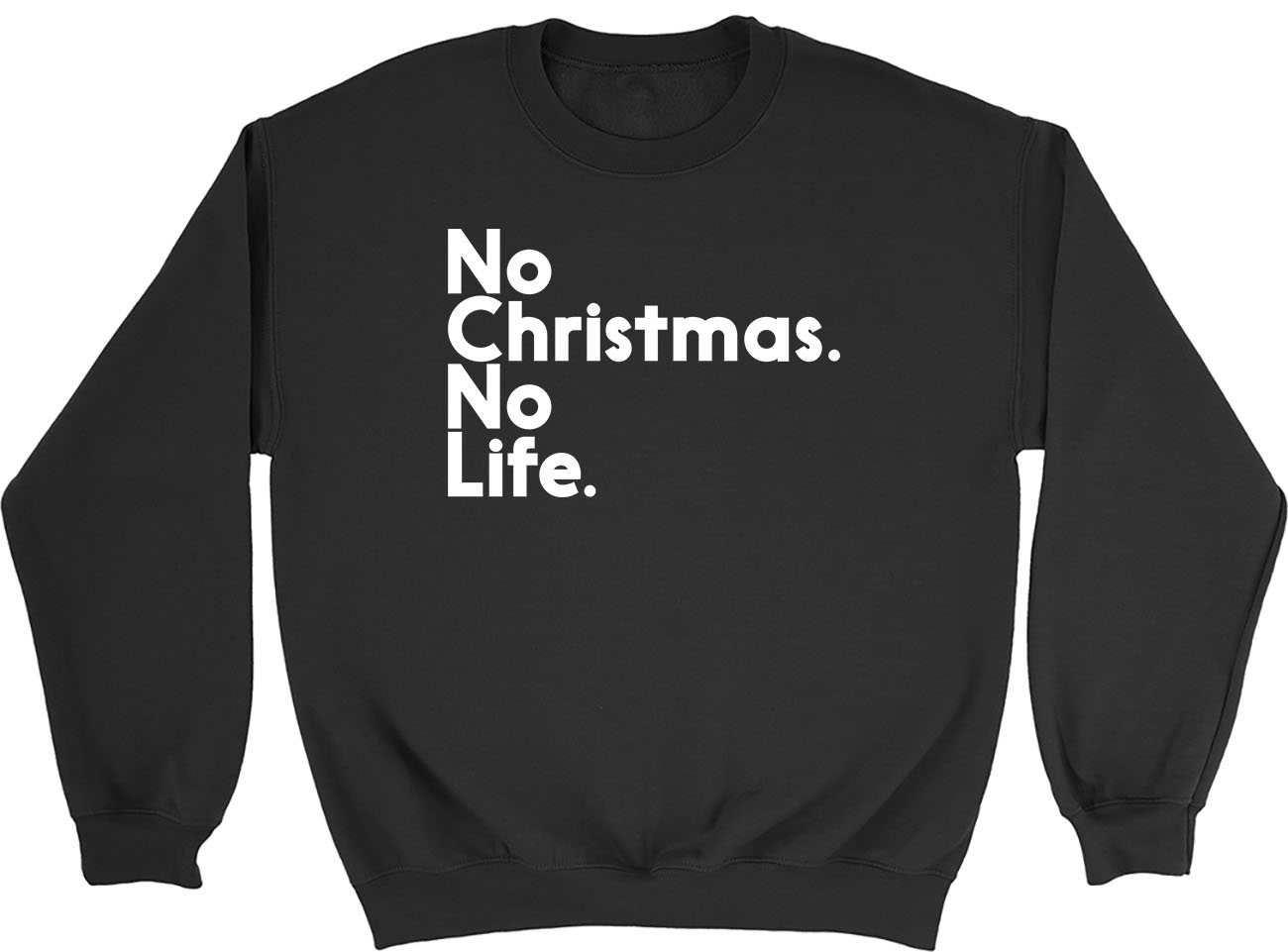 No Christmas No Life Kids Childrens Jumper Sweatshirt Boys Girls | eBay