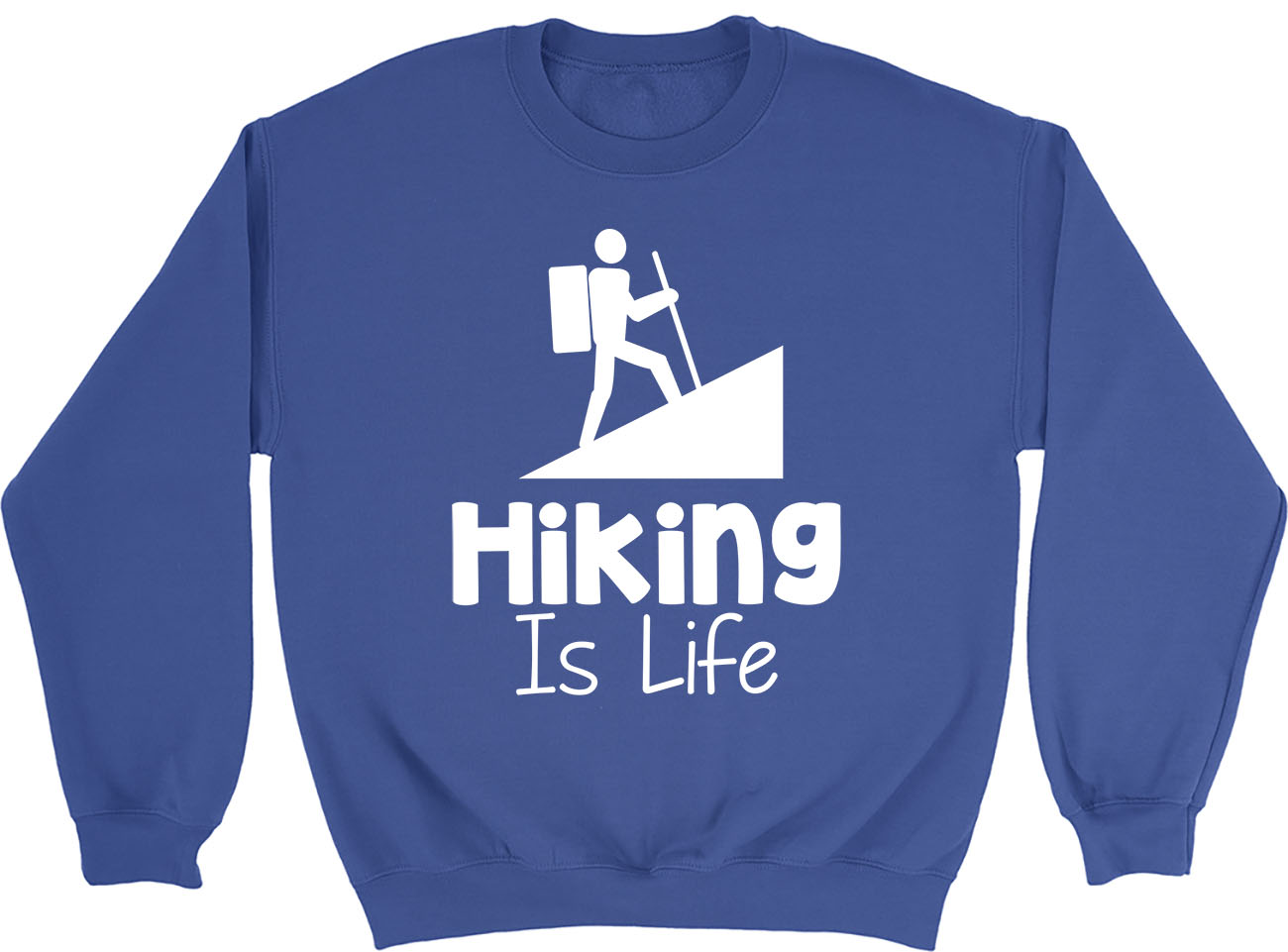 Hiking is Life Kids Childrens Jumper Sweatshirt Boys Girls | eBay