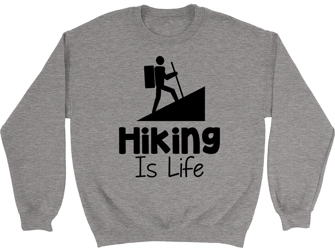 Hiking is Life Kids Childrens Jumper Sweatshirt Boys Girls | eBay