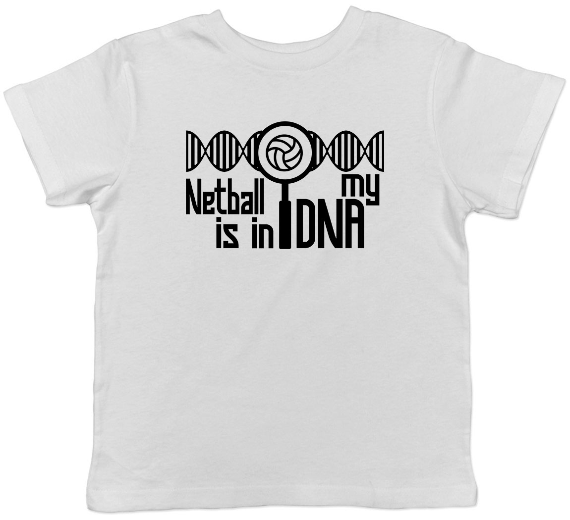 Netball is in my DNA Childrens Kids T-Shirt Boys Girls | eBay