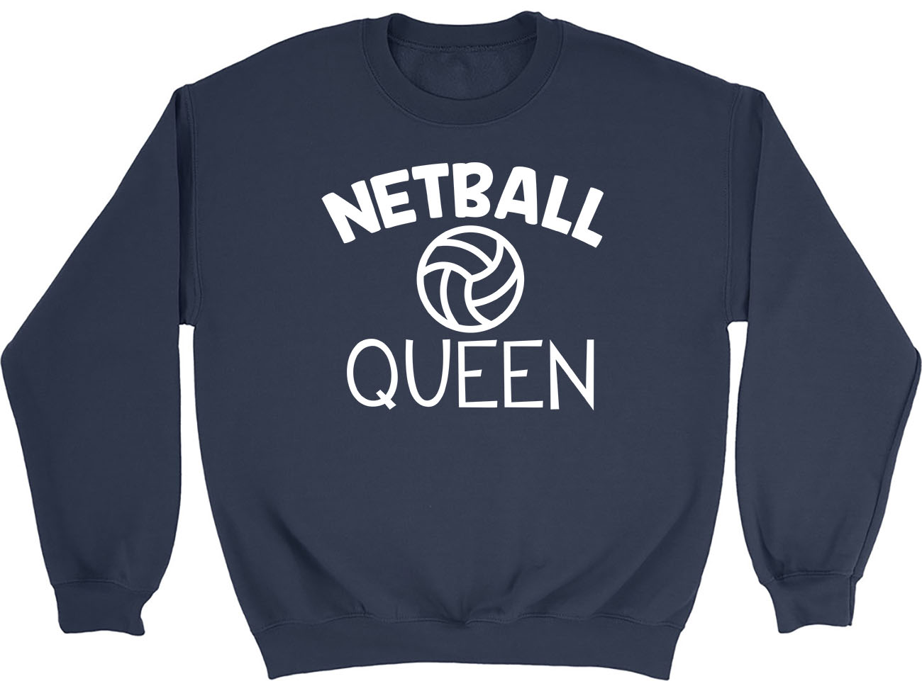 Netball Queen Kids Childrens Jumper Sweatshirt Boys Girls | eBay