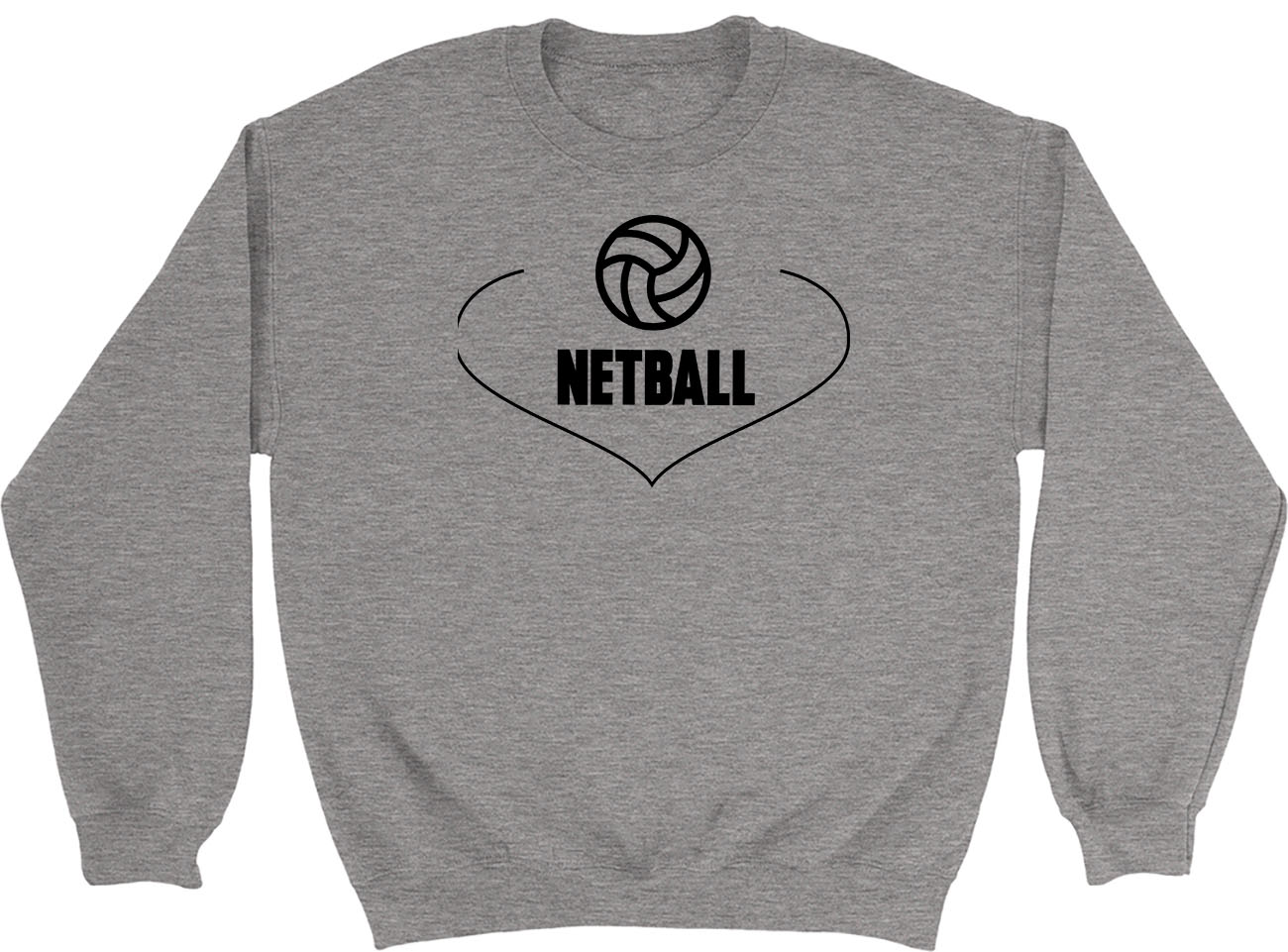 Love Netball Kids Childrens Jumper Sweatshirt Boys Girls | eBay