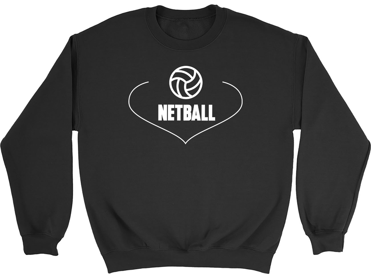 Love Netball Kids Childrens Jumper Sweatshirt Boys Girls | eBay