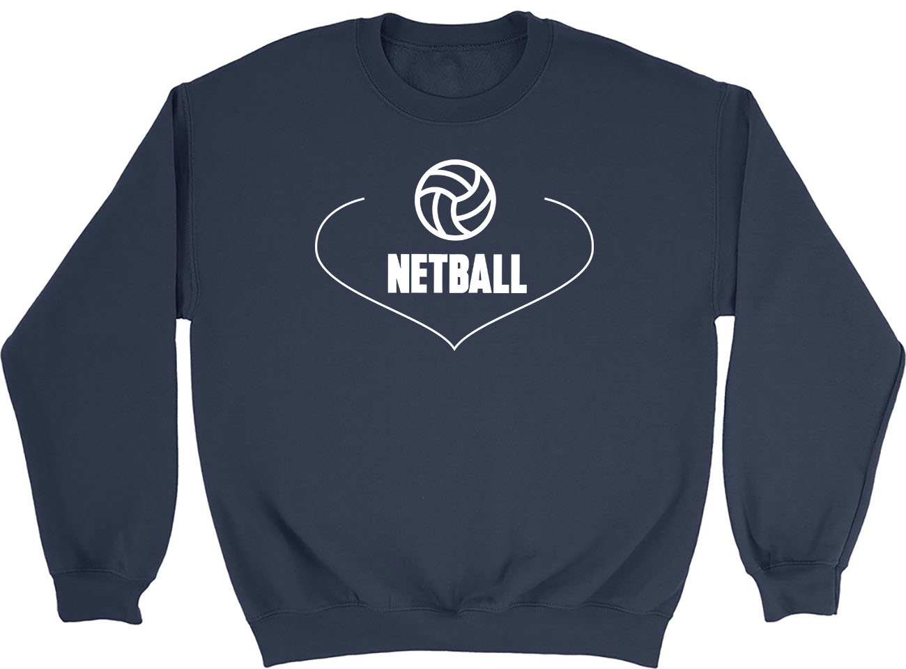 Love Netball Kids Childrens Jumper Sweatshirt Boys Girls | eBay