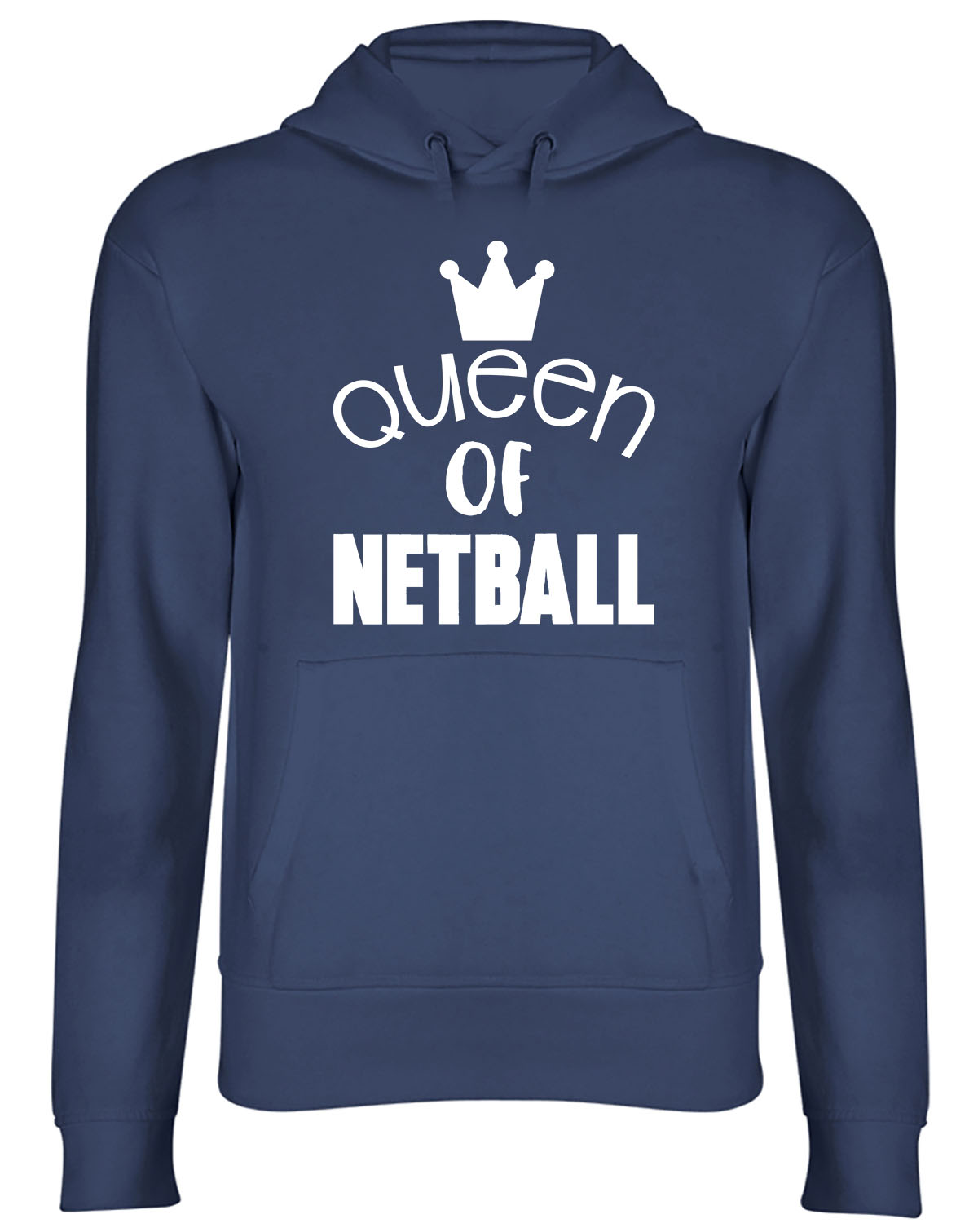 Queen of Netball Mens Womens Hooded Top Hoodie | eBay