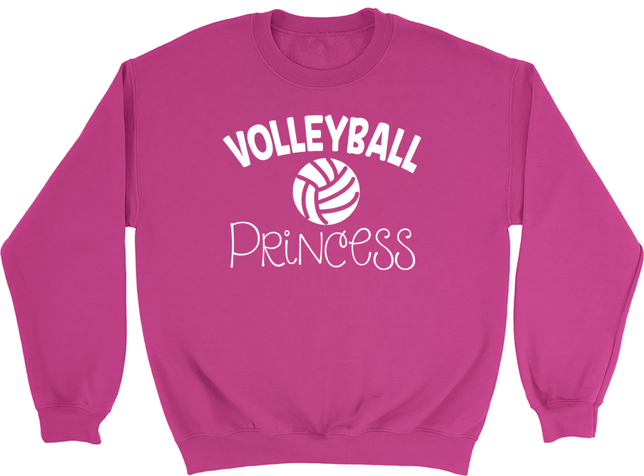 Volleyball Princess Kids Childrens Jumper Sweatshirt Boys Girls | eBay